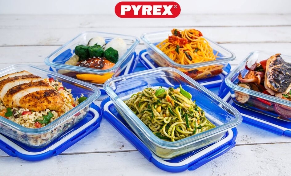 סט 10 חלקים פיירקס Pyrex Cook And Go נפח 0.8 מלבן ליטר קוק אנד גו ...